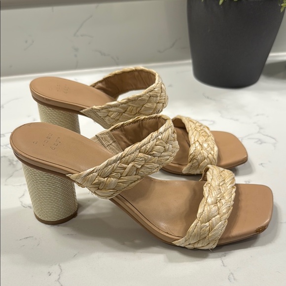 a new day | Shoes | Braided Tan Heeled Sandals | Poshmark